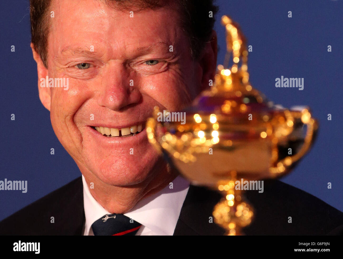 American Ryder Cup Captain Tom Watson during a press conference at The ...