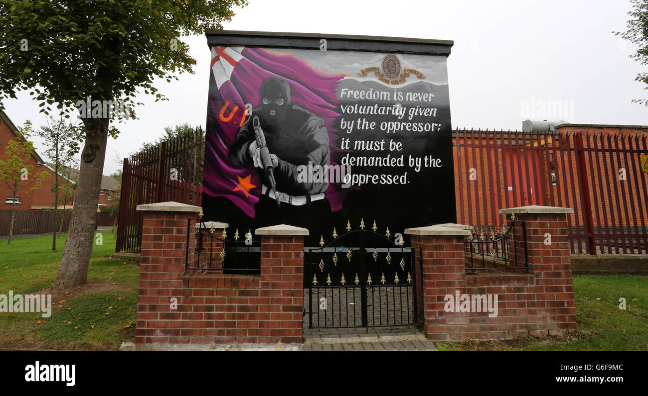 Uvf Mural Belfast High Resolution Stock Photography and Images - Alamy