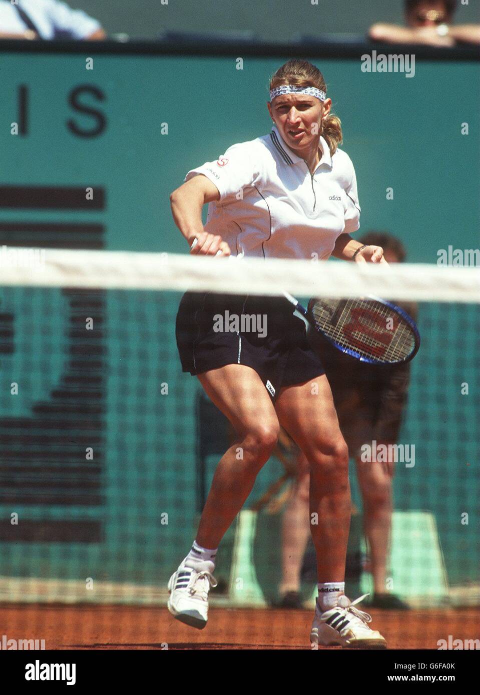 Tennis, French Open, Roland Garros. Steffi Graf, Germany Stock Photo ...