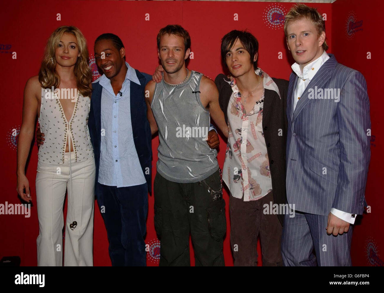 Co-presenters of the show Patrick and Cat with the latest trio of ...
