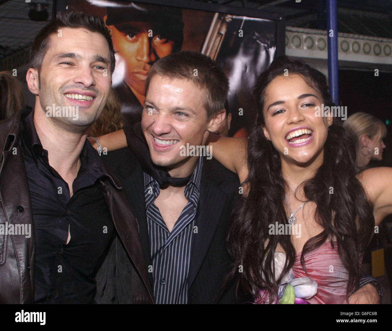 Celebrity actress actor smiling laughing group michelle rodriguez ...
