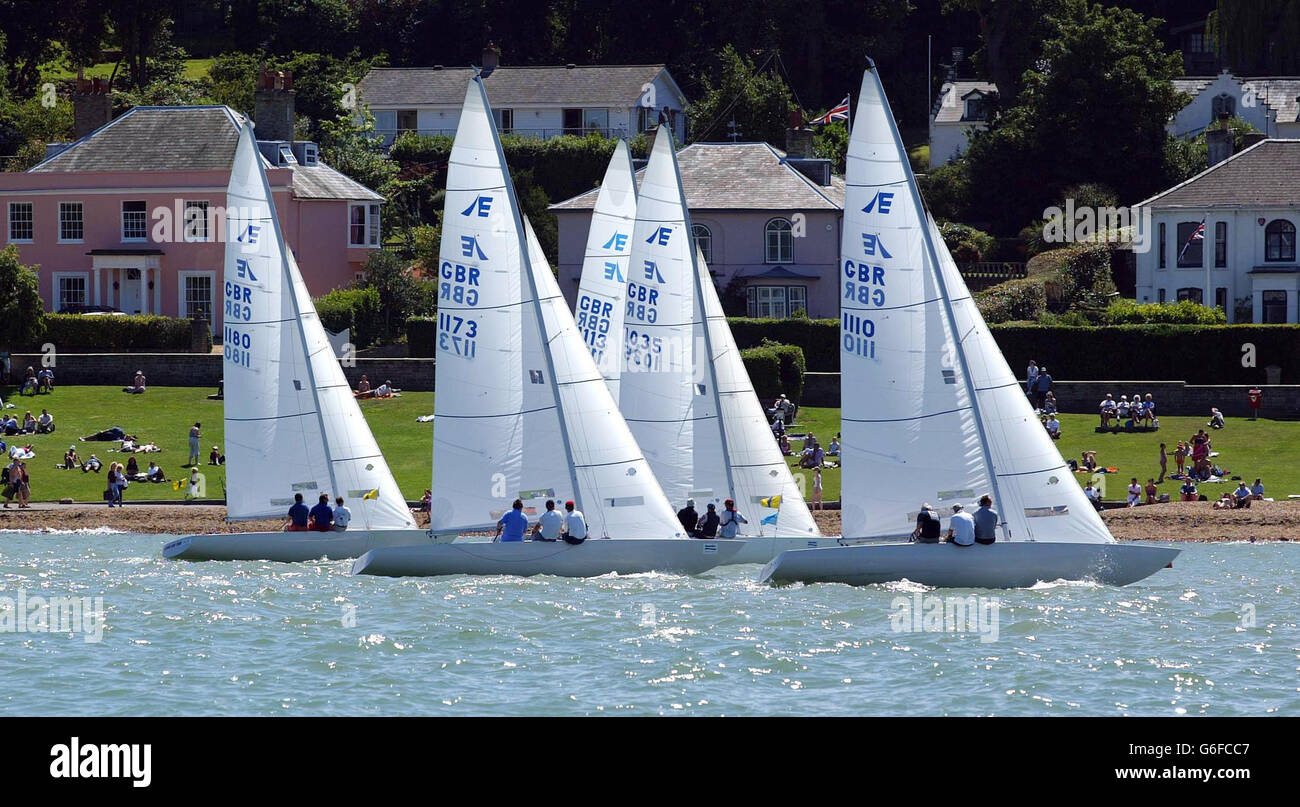 Etchells sailing hi-res stock photography and images - Alamy