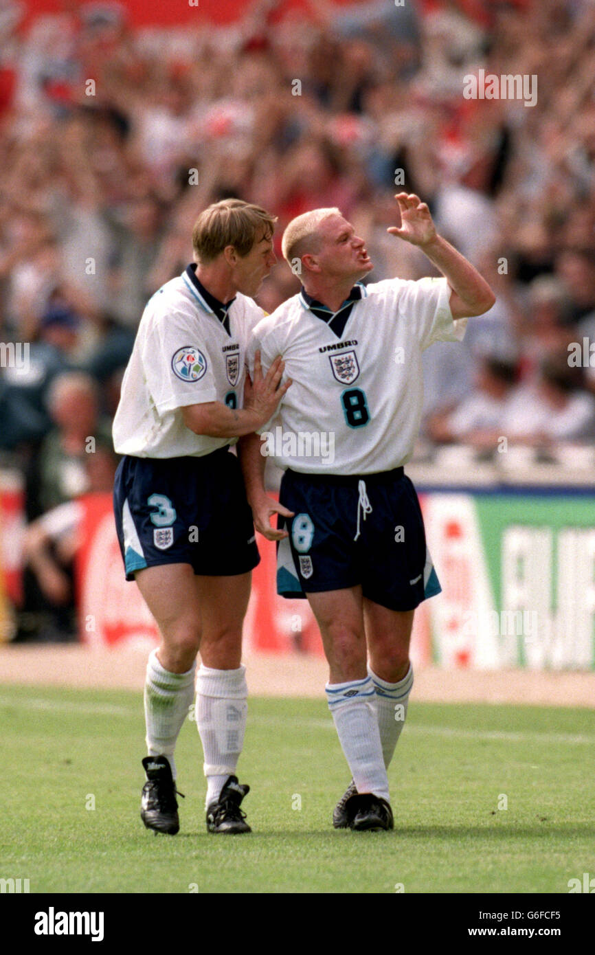 Soccer euro 96 england v switzerland at wembley hi-res stock ...