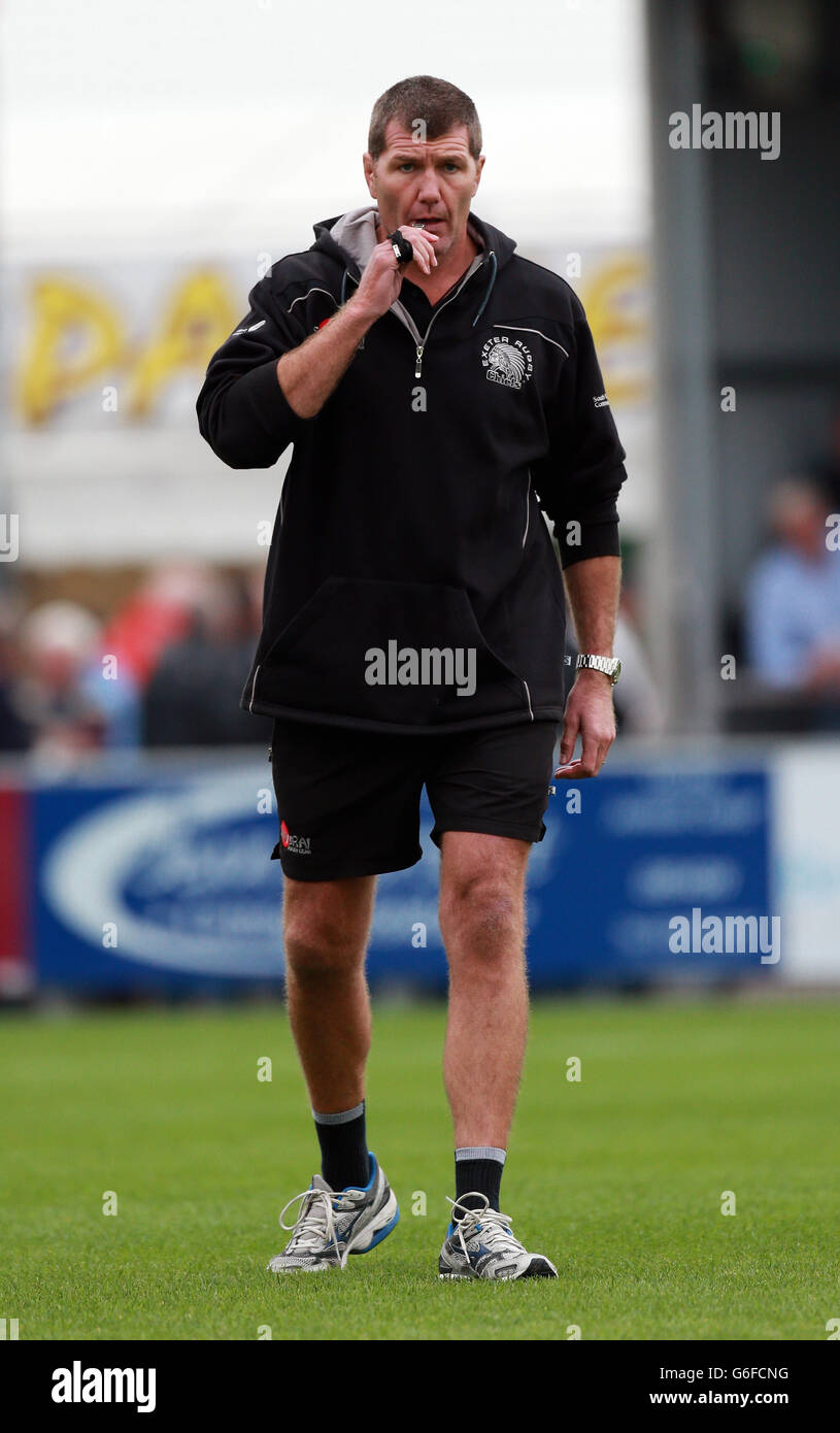 Chiefs head coach rob baxter aviva premiership match sandy park hi-res ...
