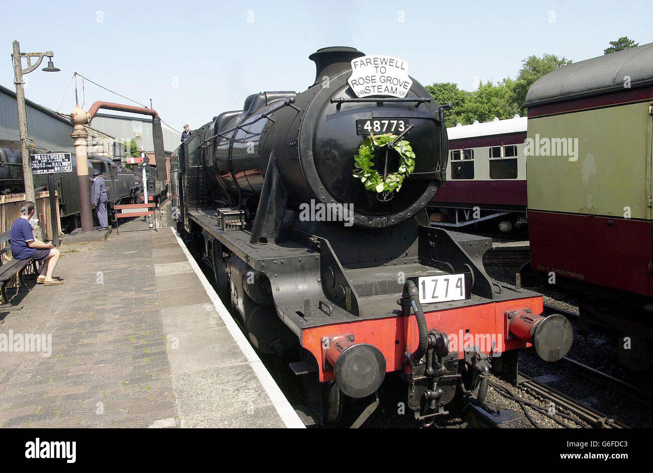 35th anniversary of the end of the Steam Train Stock Photo - Alamy