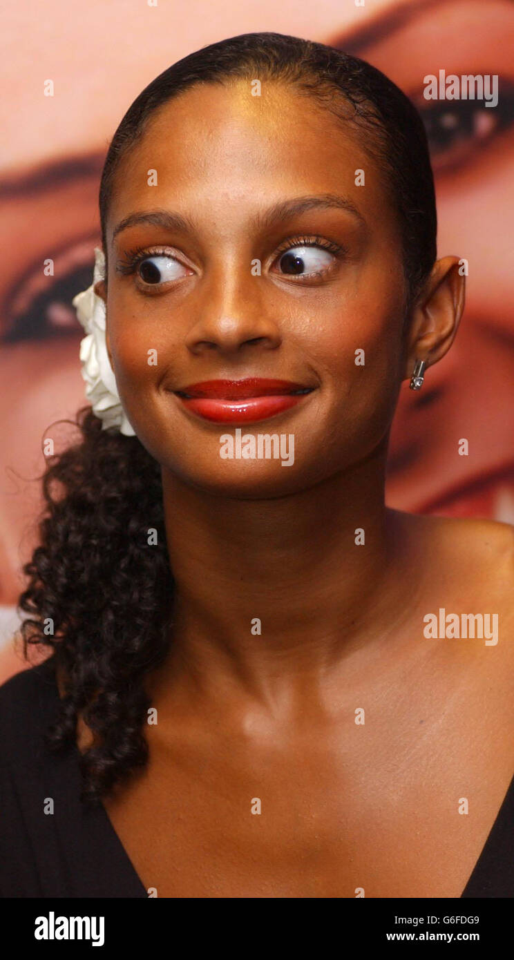 Alesha Dixon from Mis-Teeq at the Odeon Covent Garden in London's ...