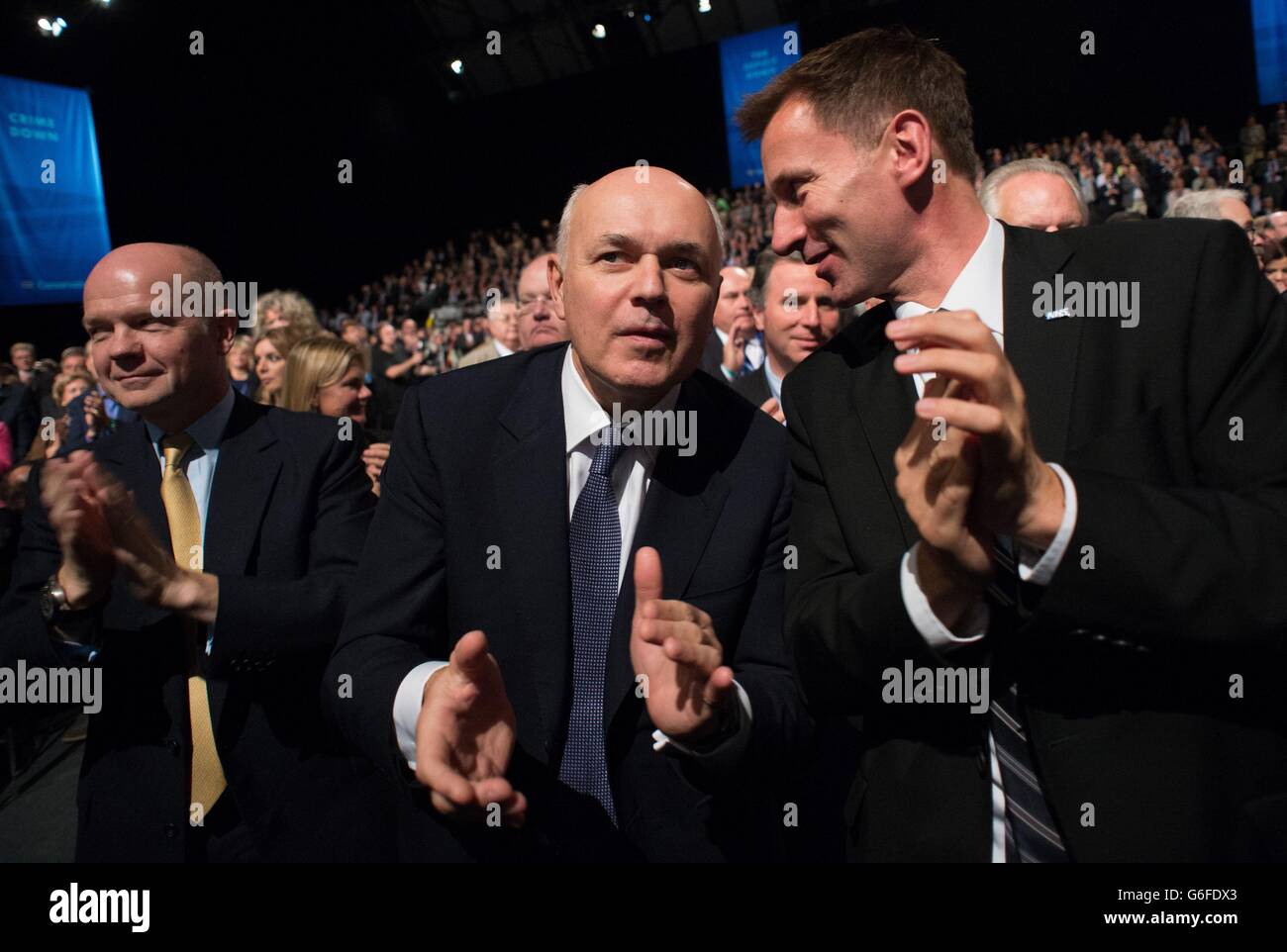 Cabinet ministers (from left to right) Foreign Secretary William Hague ...