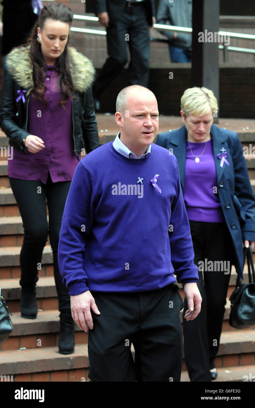 The parents of Christina Edkins, Jason and Kathleen (right), with her ...