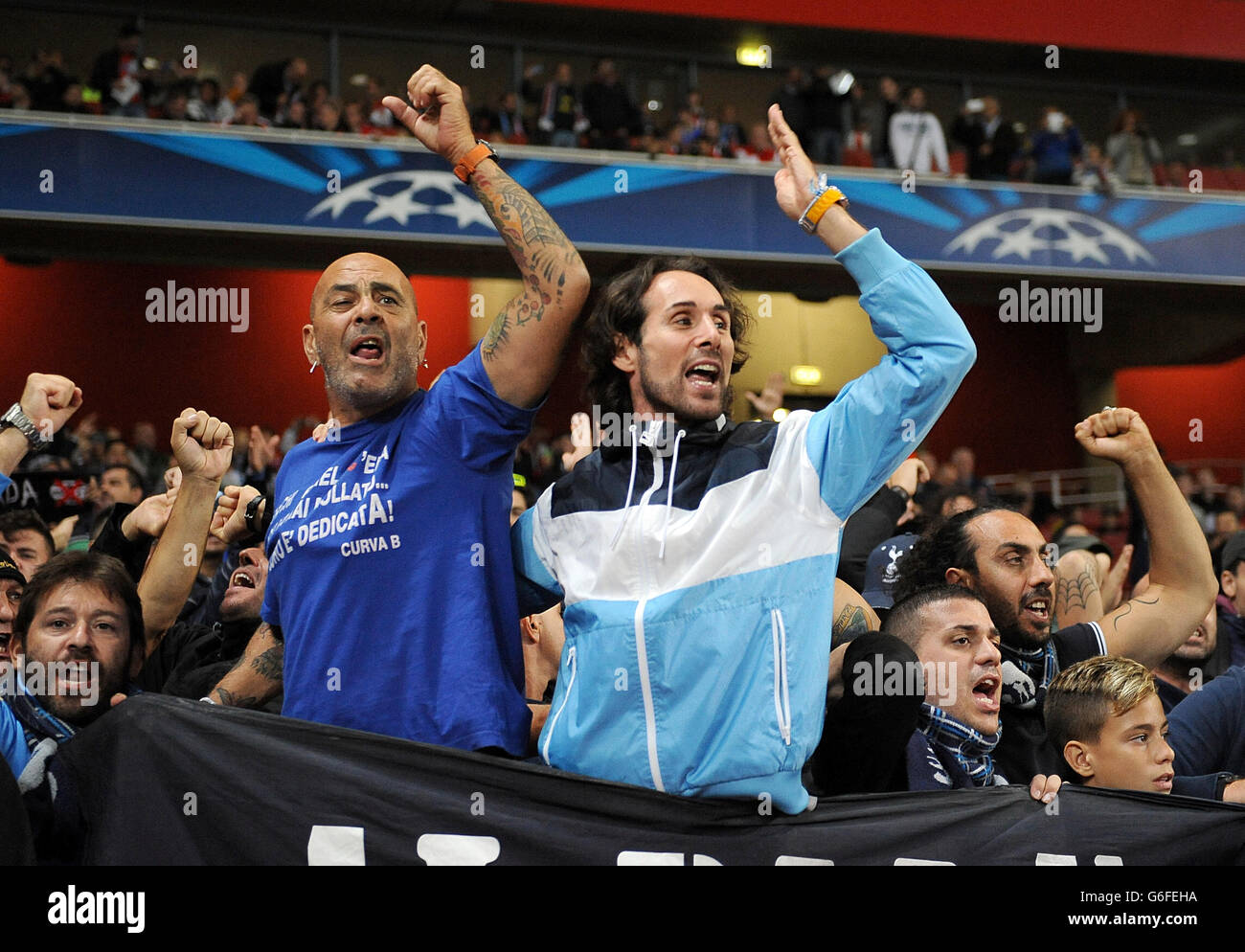 Napoli fans in the stands hi-res stock photography and images - Alamy