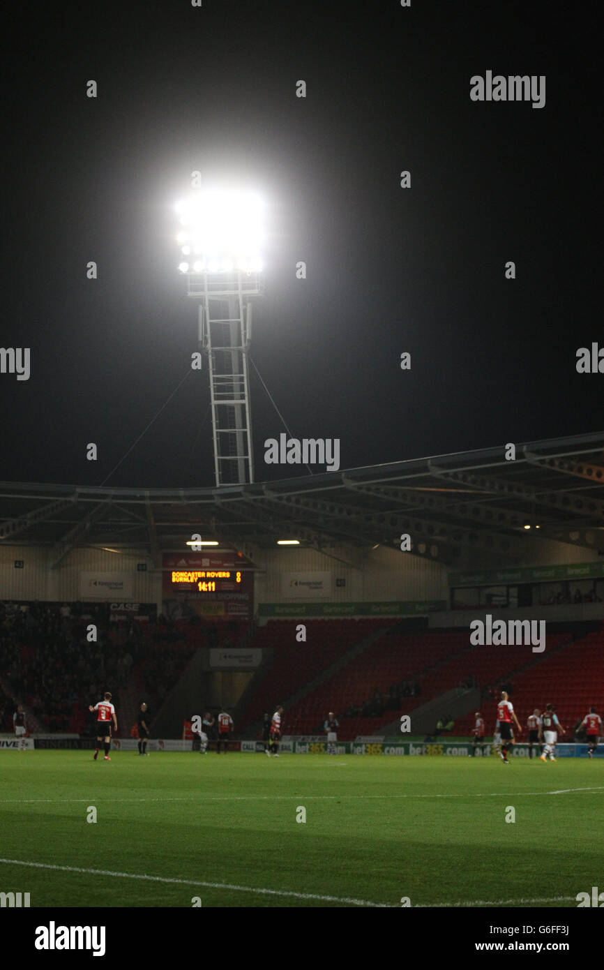 General view of the keepmoat stadium during the match hi-res stock ...