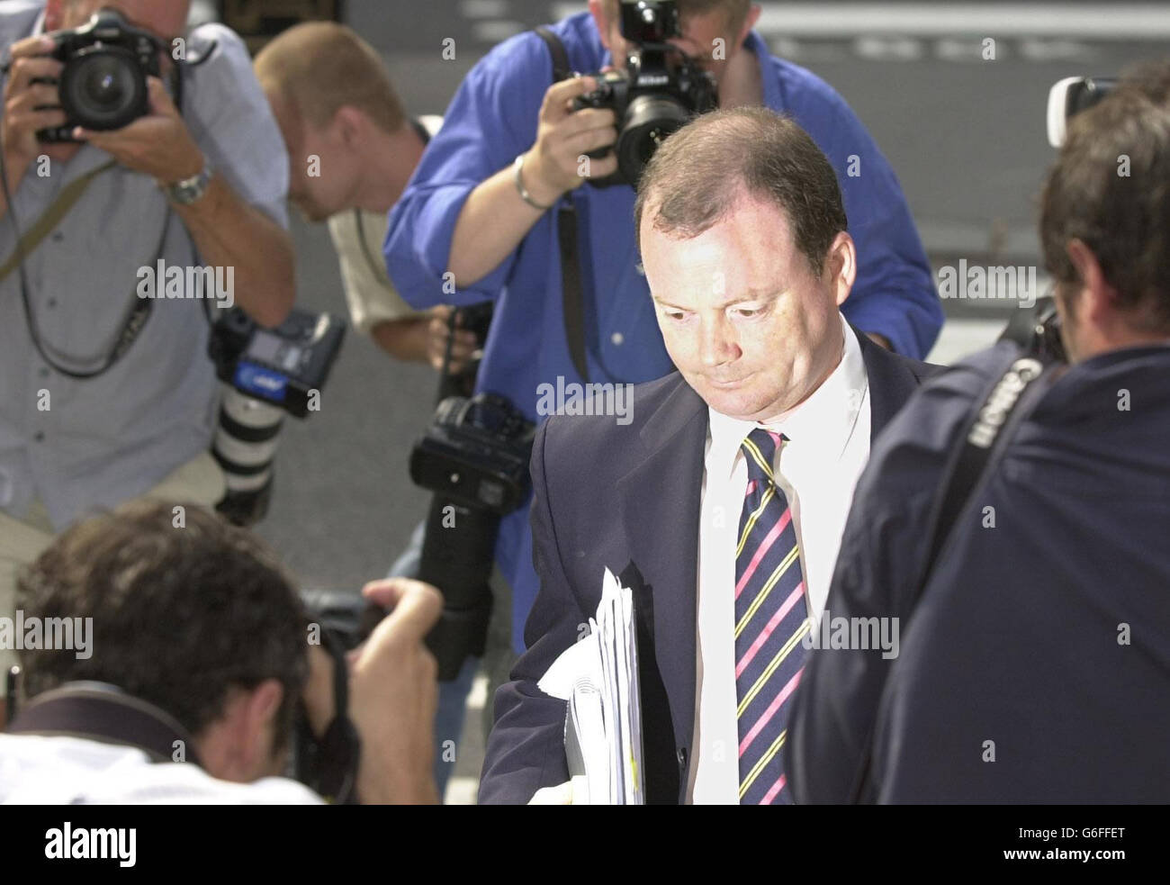 Director of BBC News Richard Sambrook arrives at the High Court in ...