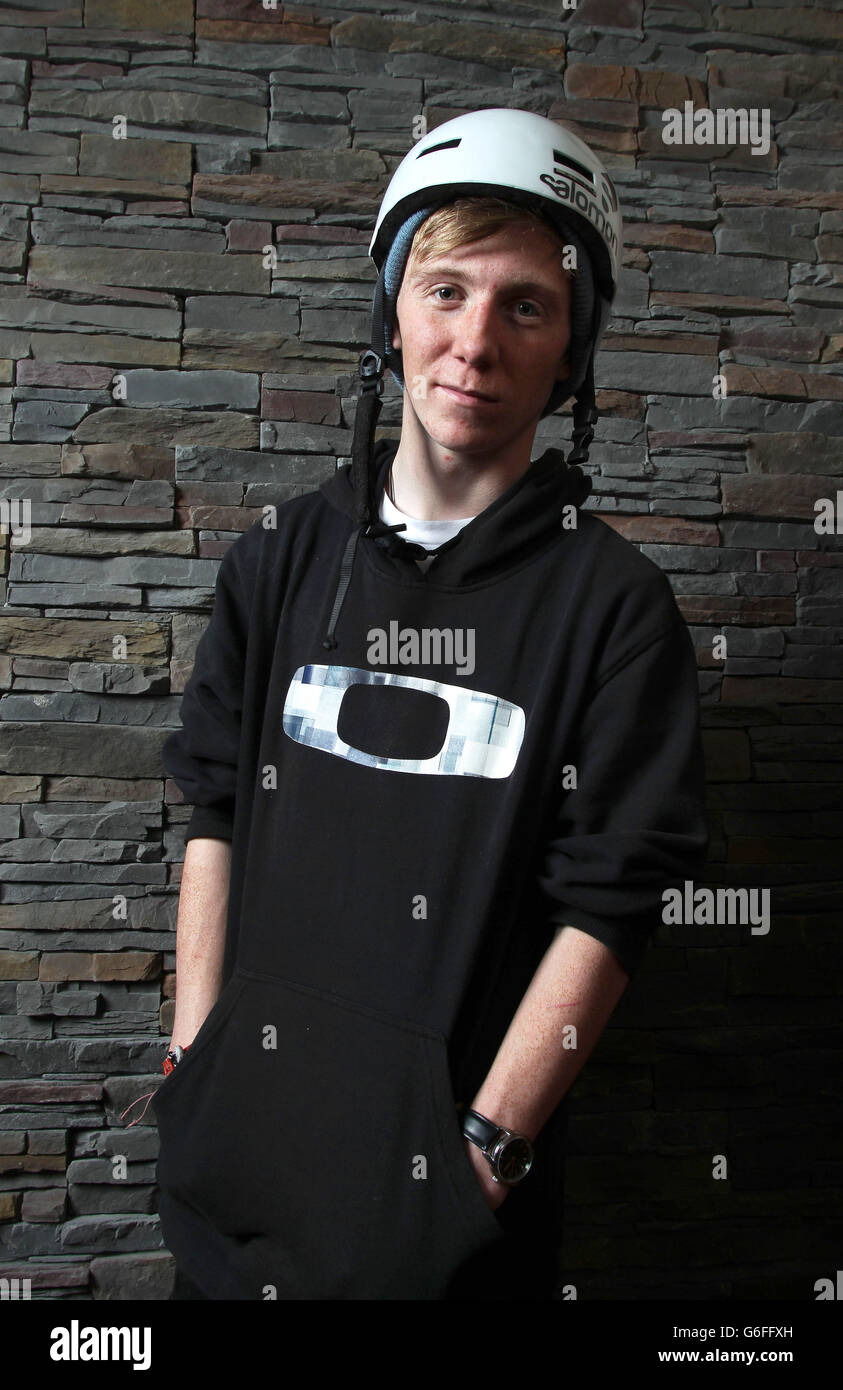 Tyler Harding from Halifax during the media day at Chill Factore ...