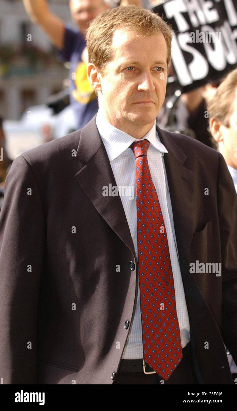 Alastair Campbell - Lord Hutton inquiry Stock Photo - Alamy