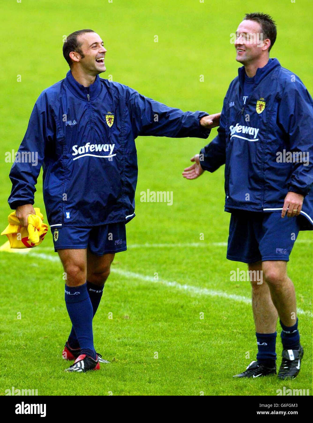 Scotland training session Stock Photo - Alamy