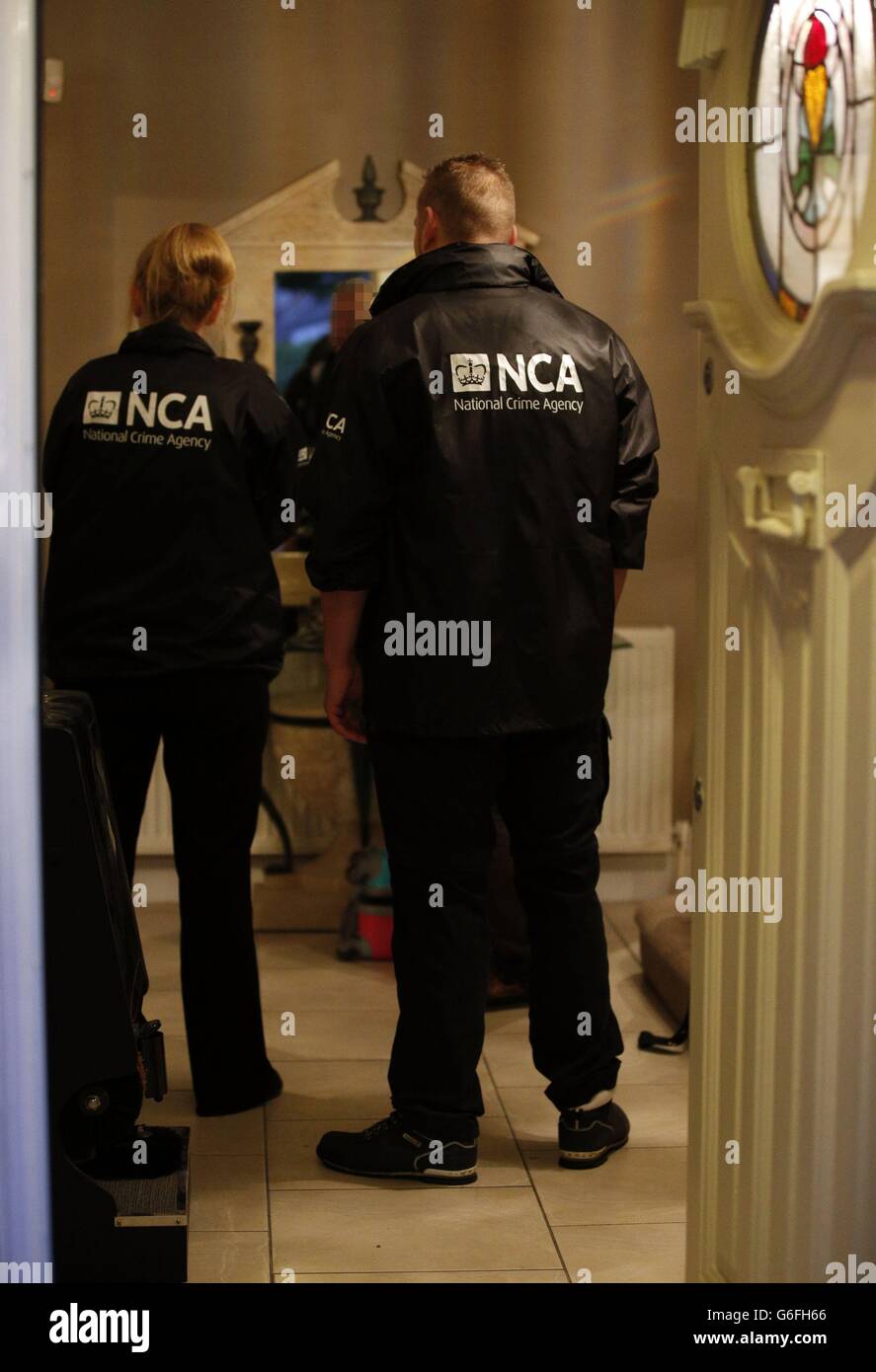 National crime agency raid hi-res stock photography and images - Alamy