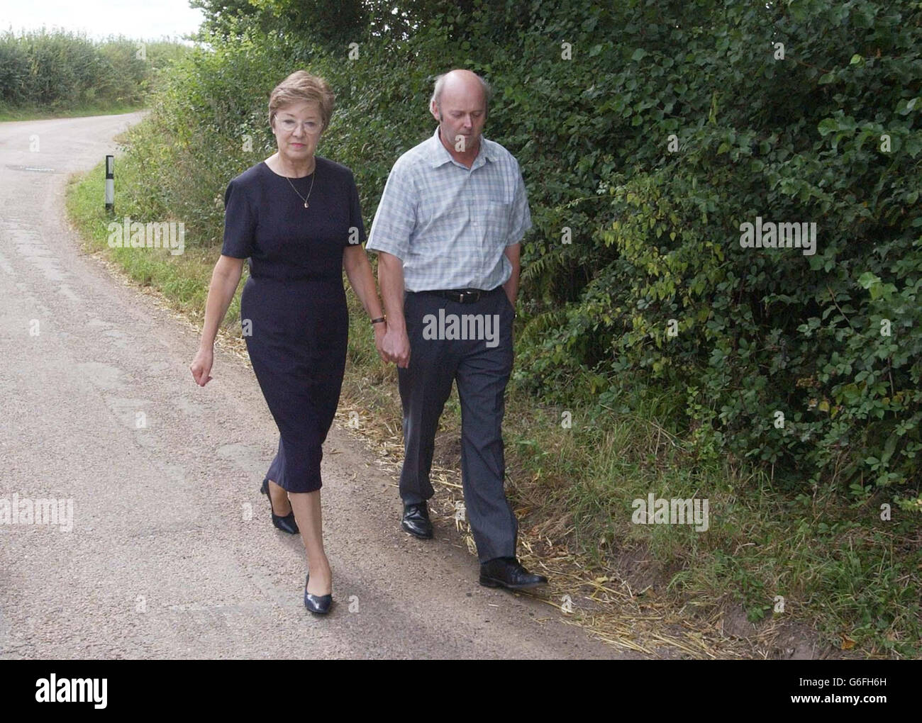 Sheila Cook, mother of missing schoolgirl Genette Tate, with her ...