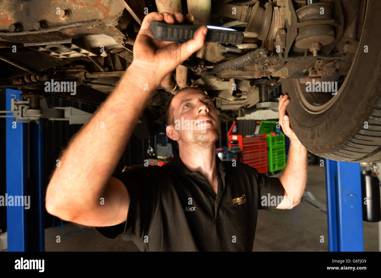 Car Repair Stock Stock Photo - Alamy