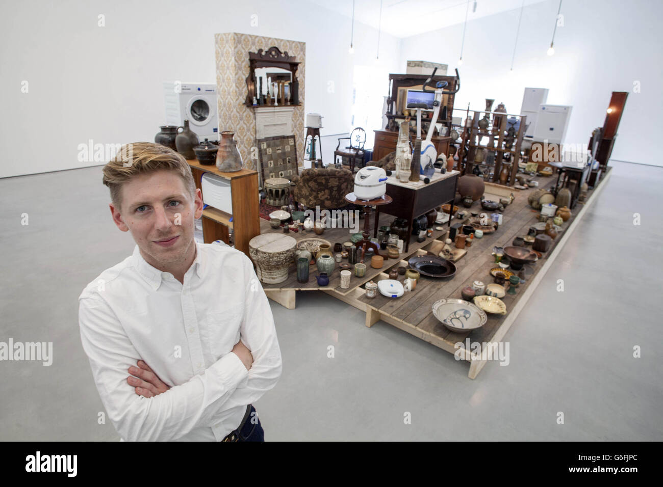 Hepworth Wakefield Gallery exhibitions Stock Photo - Alamy