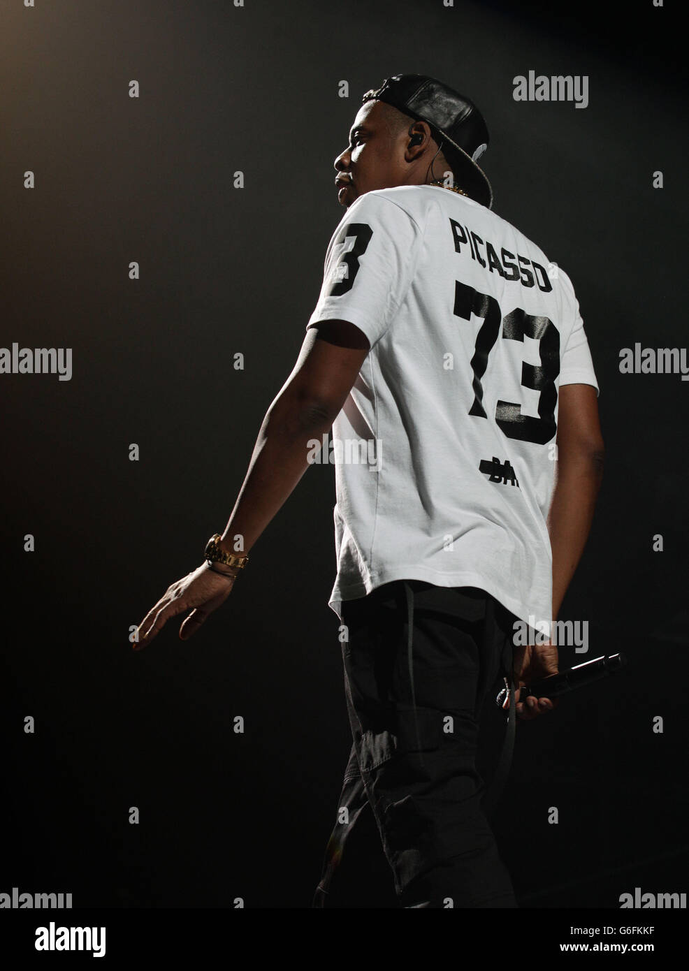 Jay Z concert - London Stock Photo - Alamy
