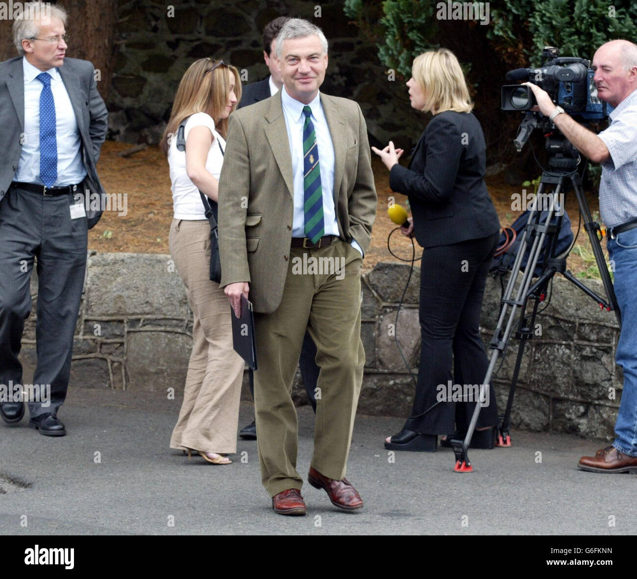 David Burnside MP at Dunadry Hotel Stock Photo - Alamy