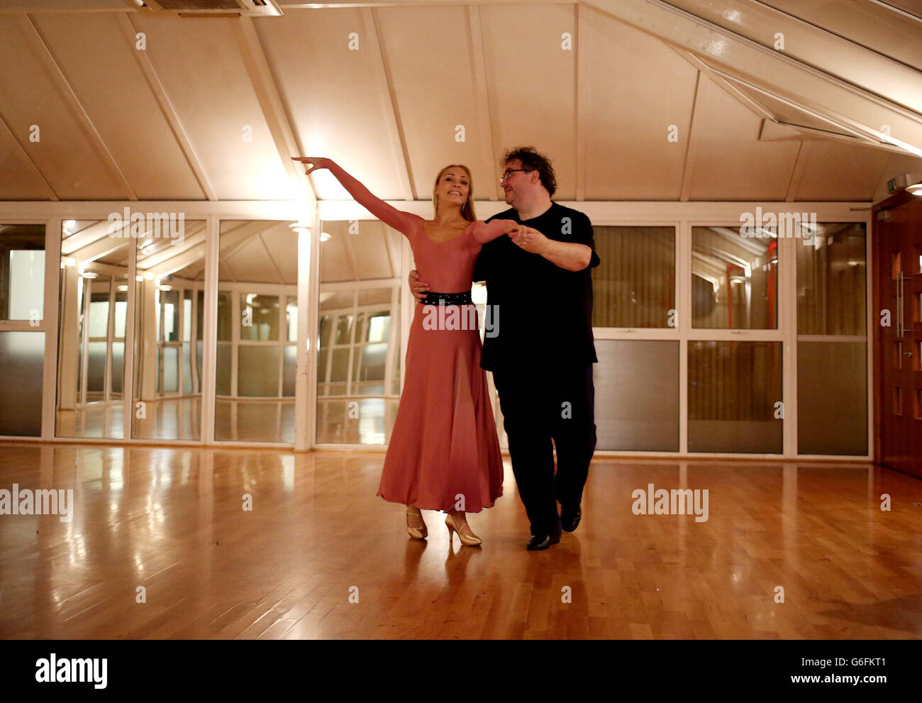 Strictly Come Dancing contestant Mark Benton and dance partner Iveta ...