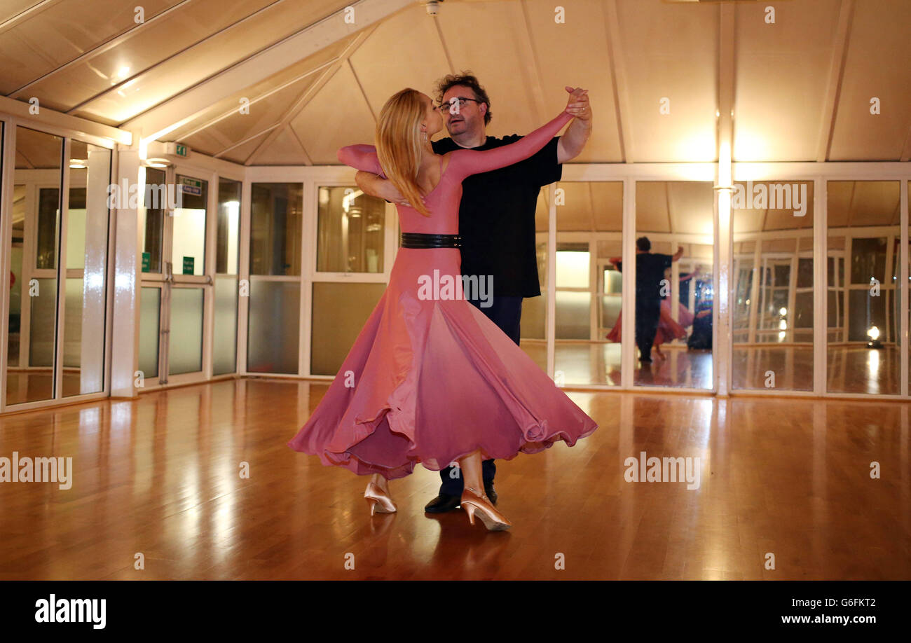 Strictly Come Dancing contestant Mark Benton and dance partner Iveta ...