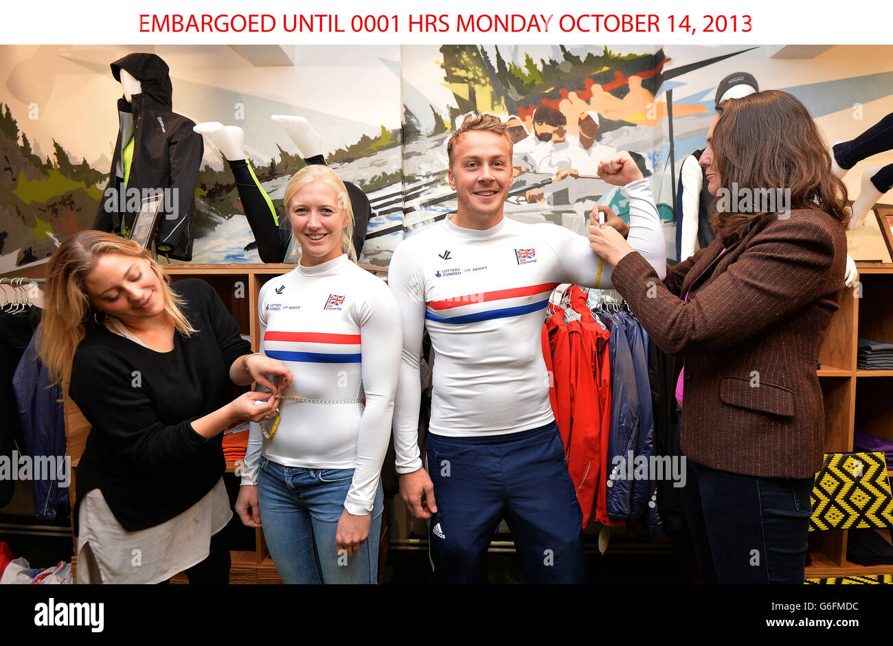 Rowing - Team GB Canoeing Kit Launch - The Embankment Studios Stock ...