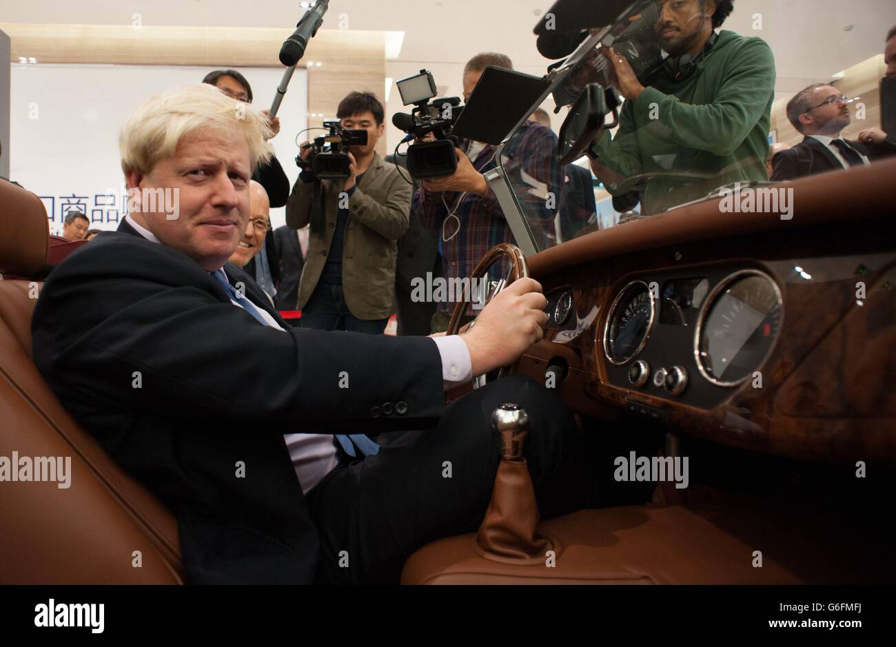 Boris Johnson visits China Stock Photo - Alamy