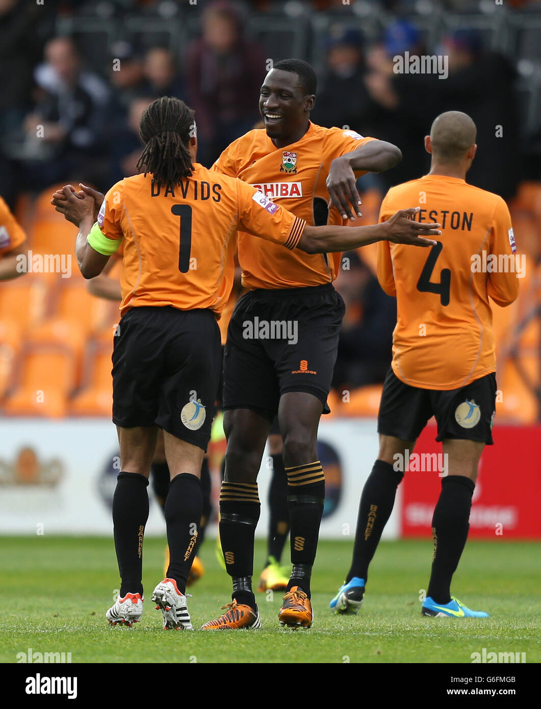 Soccer skrill football conference barnet v wrexham hive stadium hi-res ...