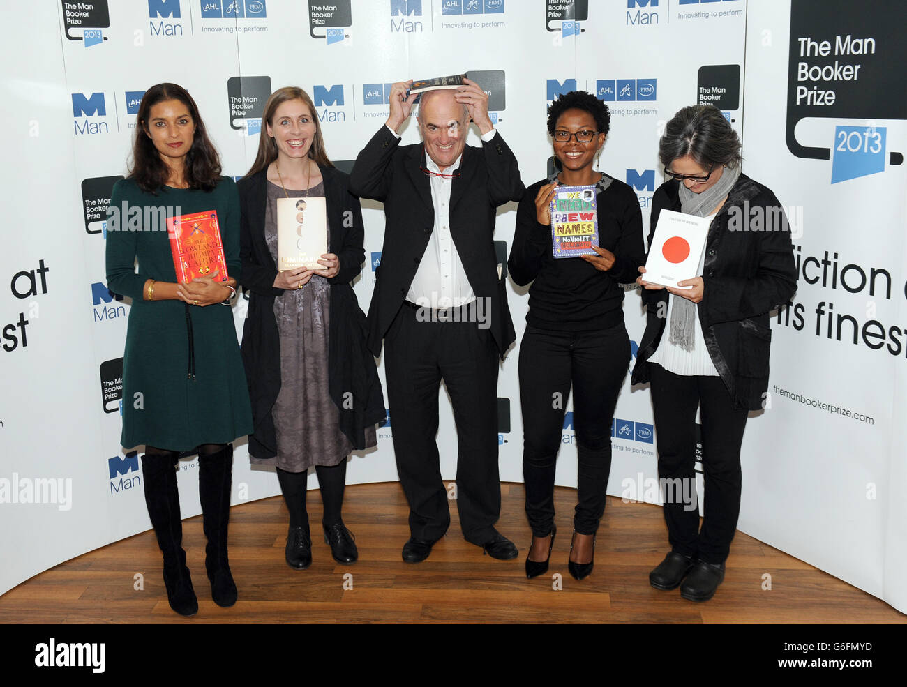 Man Booker Prize photocall Stock Photo - Alamy