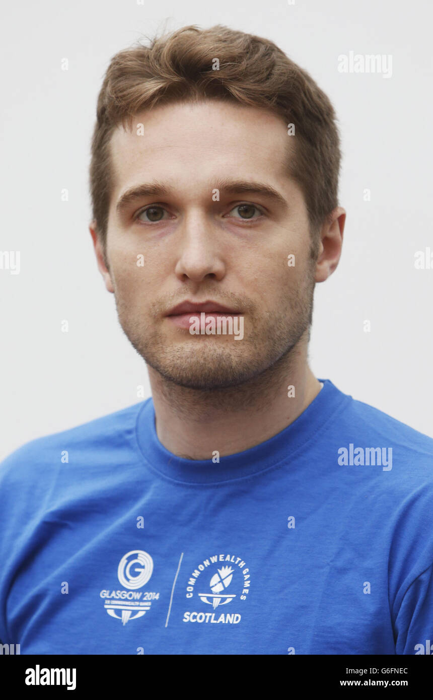 Team scotland squash team announcement commonwealth games hi-res stock ...