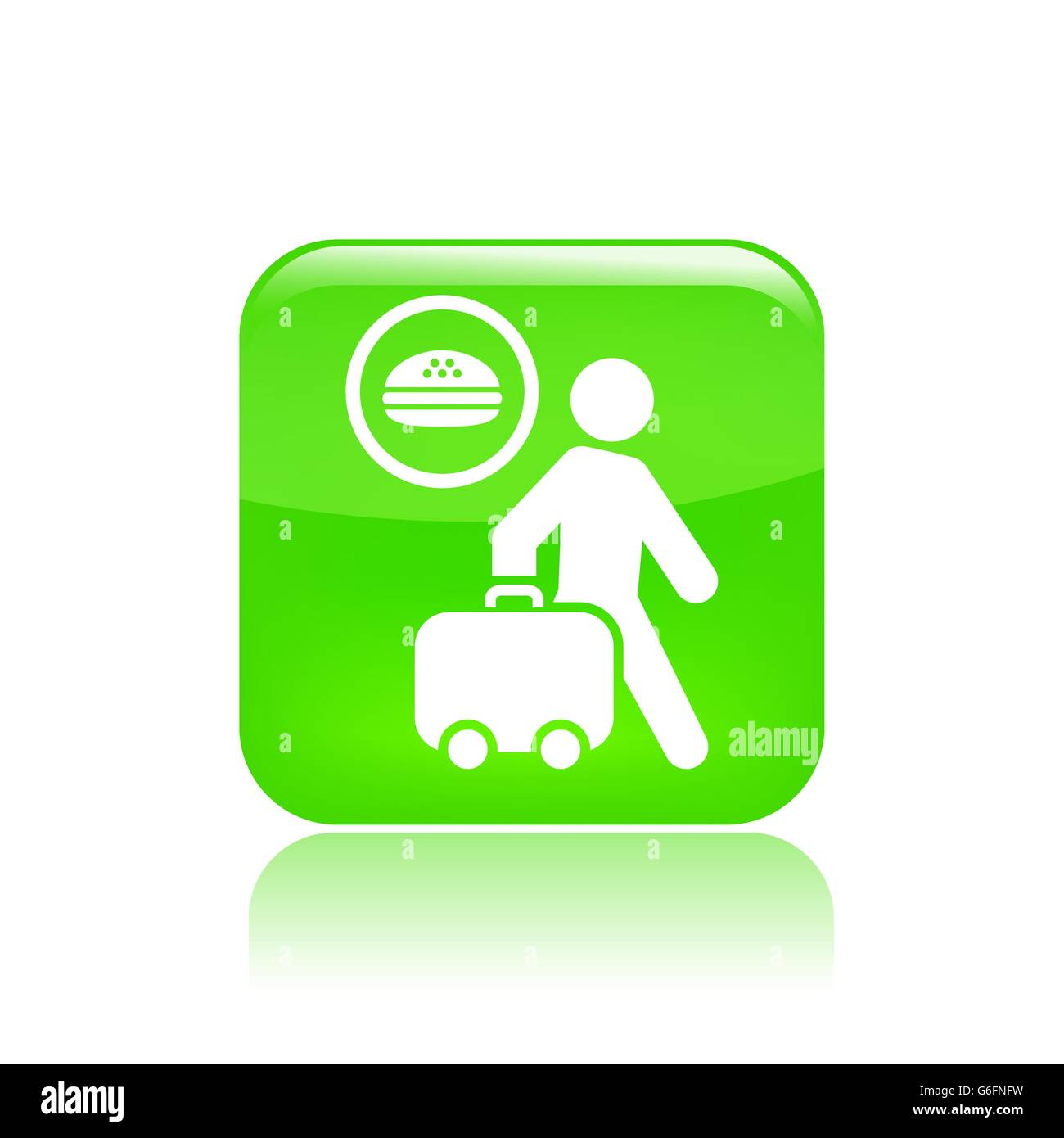 Vector illustration of single isolated travel food icon Stock Vector ...