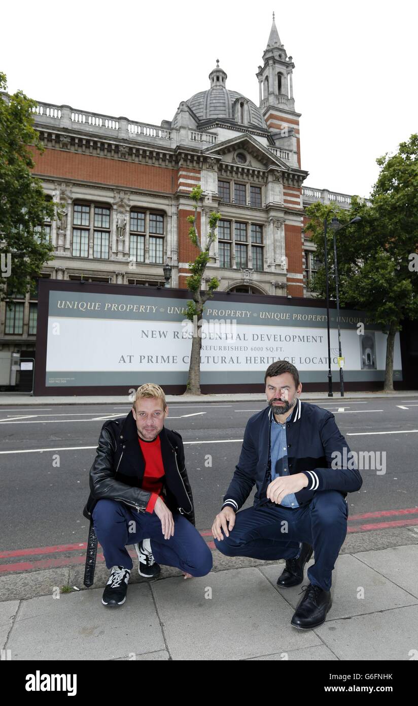 Left right michael elmgreen and ingar dragset hi-res stock photography ...