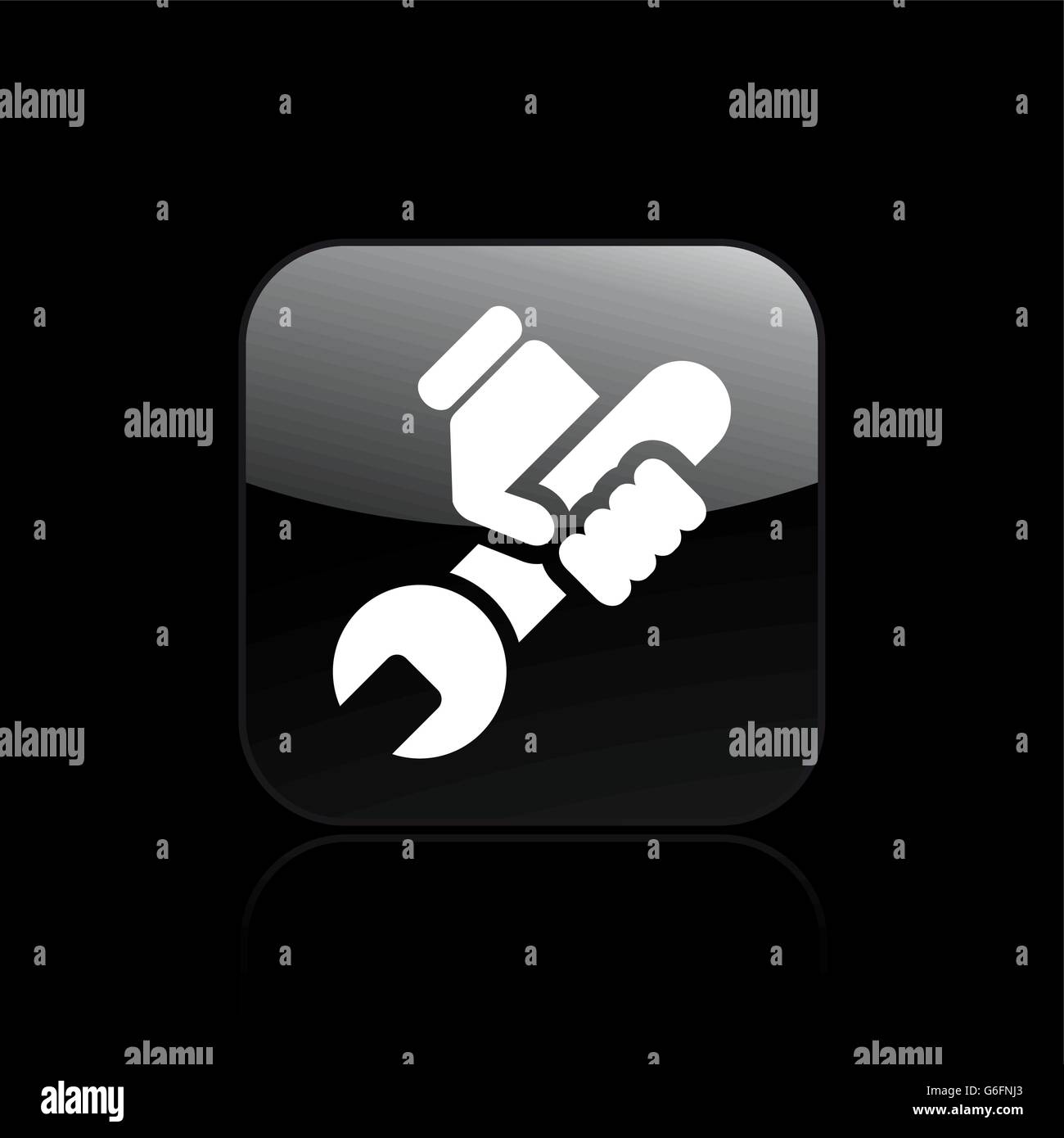 Vector illustration of single isolated technical icon Stock Vector ...