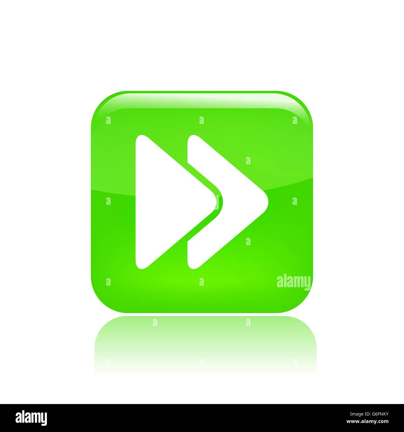 Vector illustration of single isolated forward icon Stock Vector Image ...