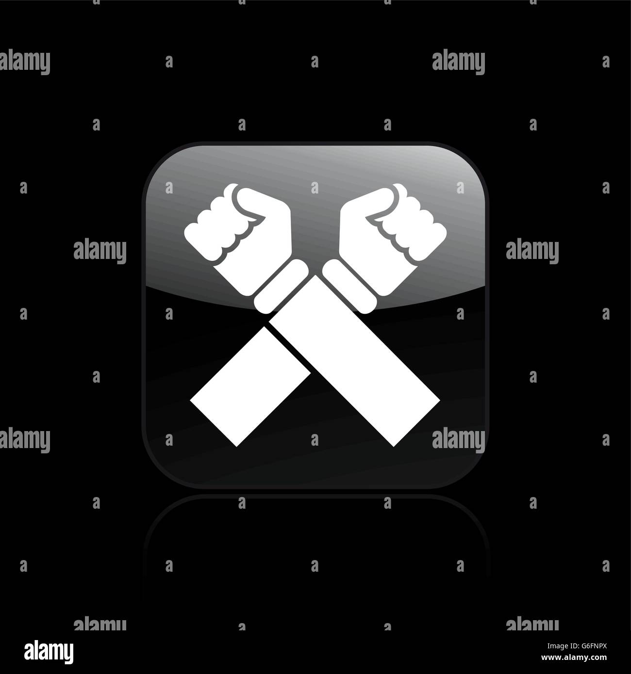 Vector illustration of single isolated cross icon Stock Vector Image ...