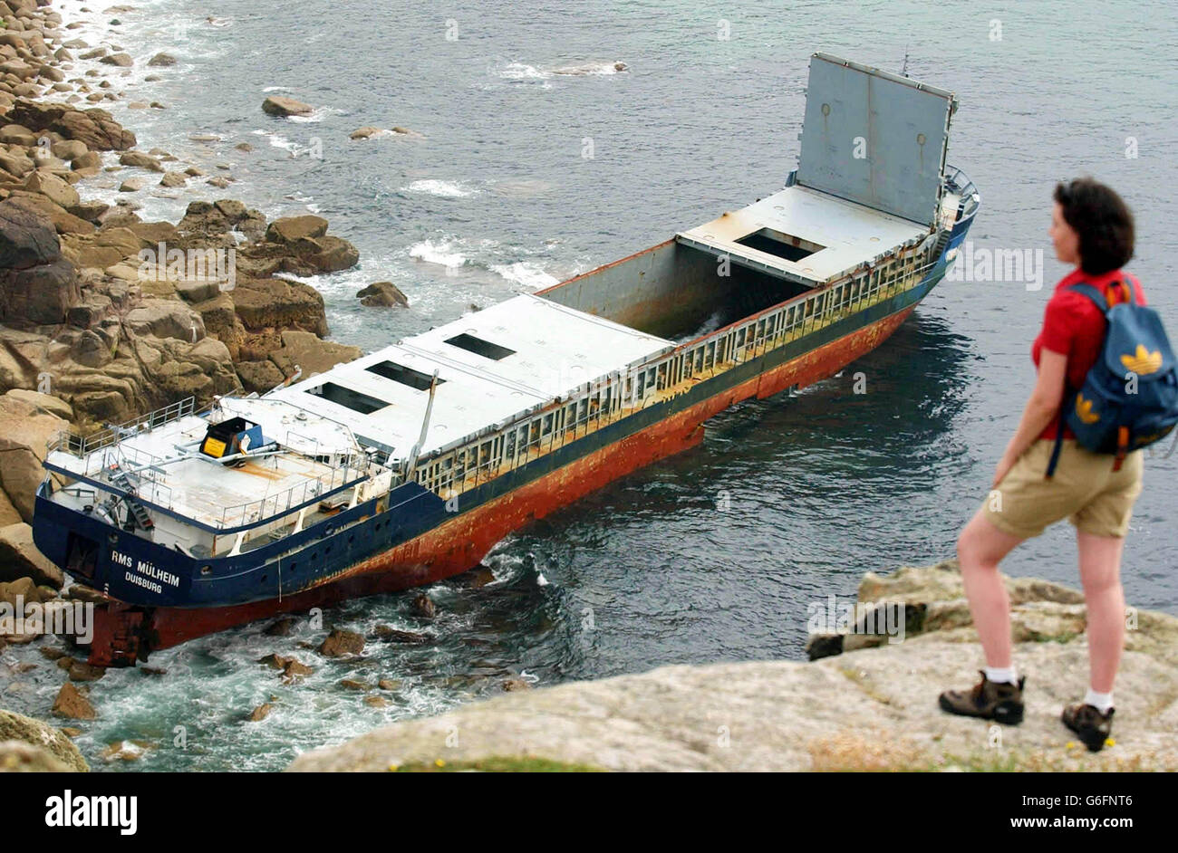 RMS Mulheim Cornwall Stock Photo - Alamy