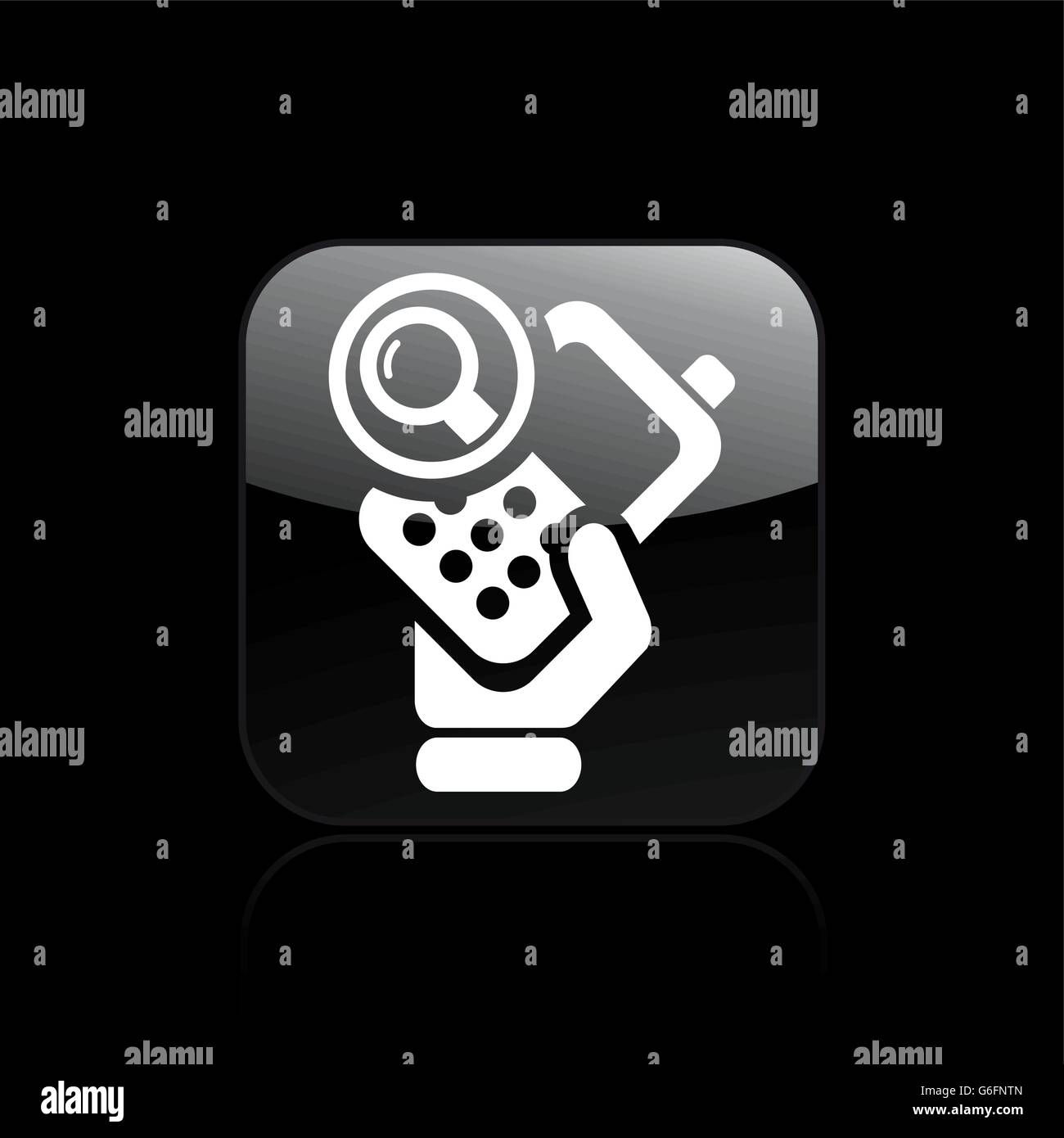 Vector illustration of single isolated phone icon Stock Vector Image ...