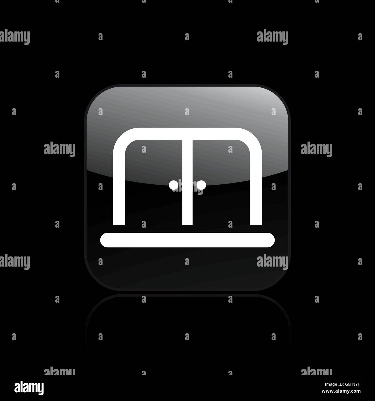 Vector illustration of single isolated door icon Stock Vector Image ...