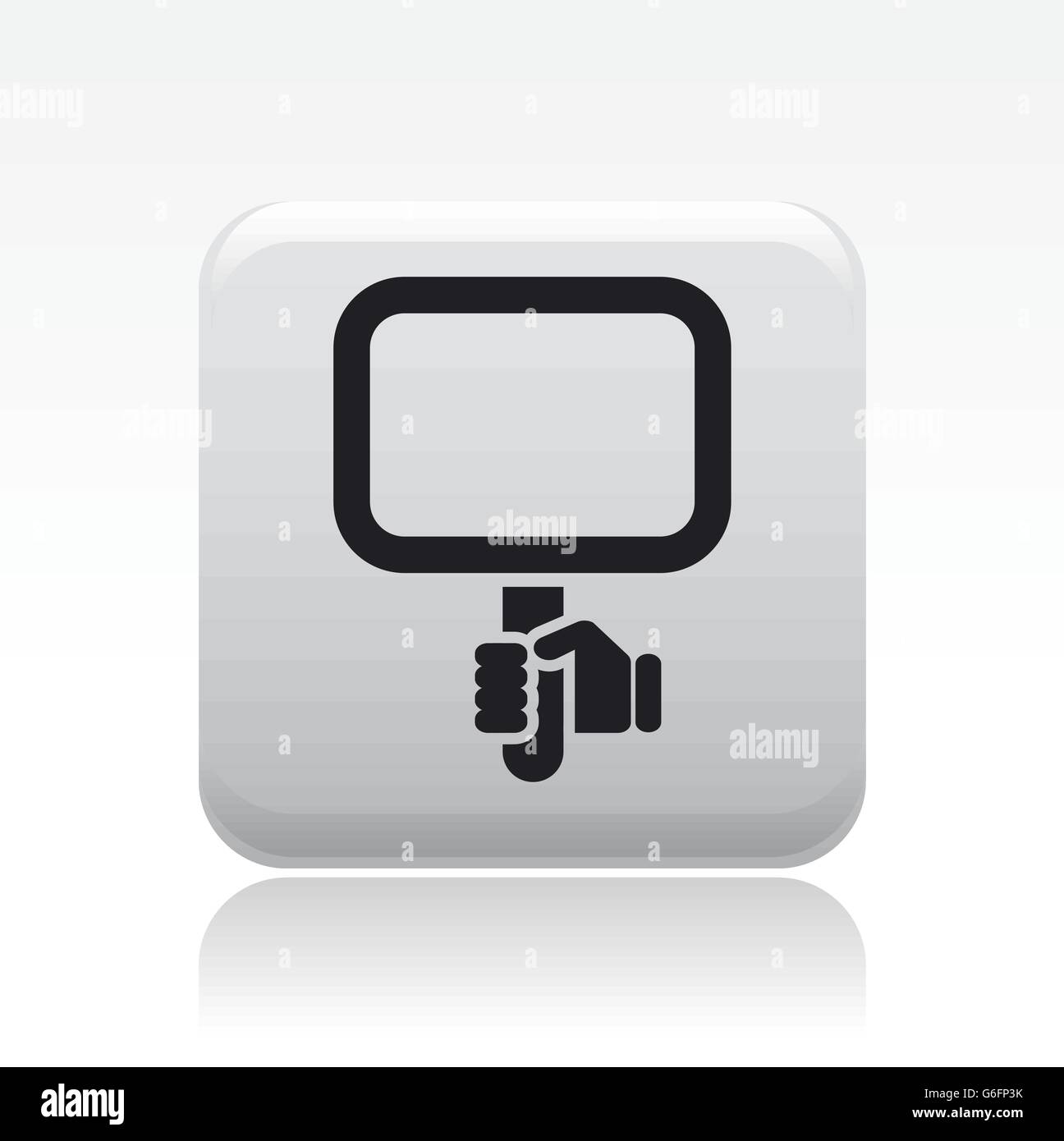 Vector illustration of single isolated cartel icon Stock Vector Image ...