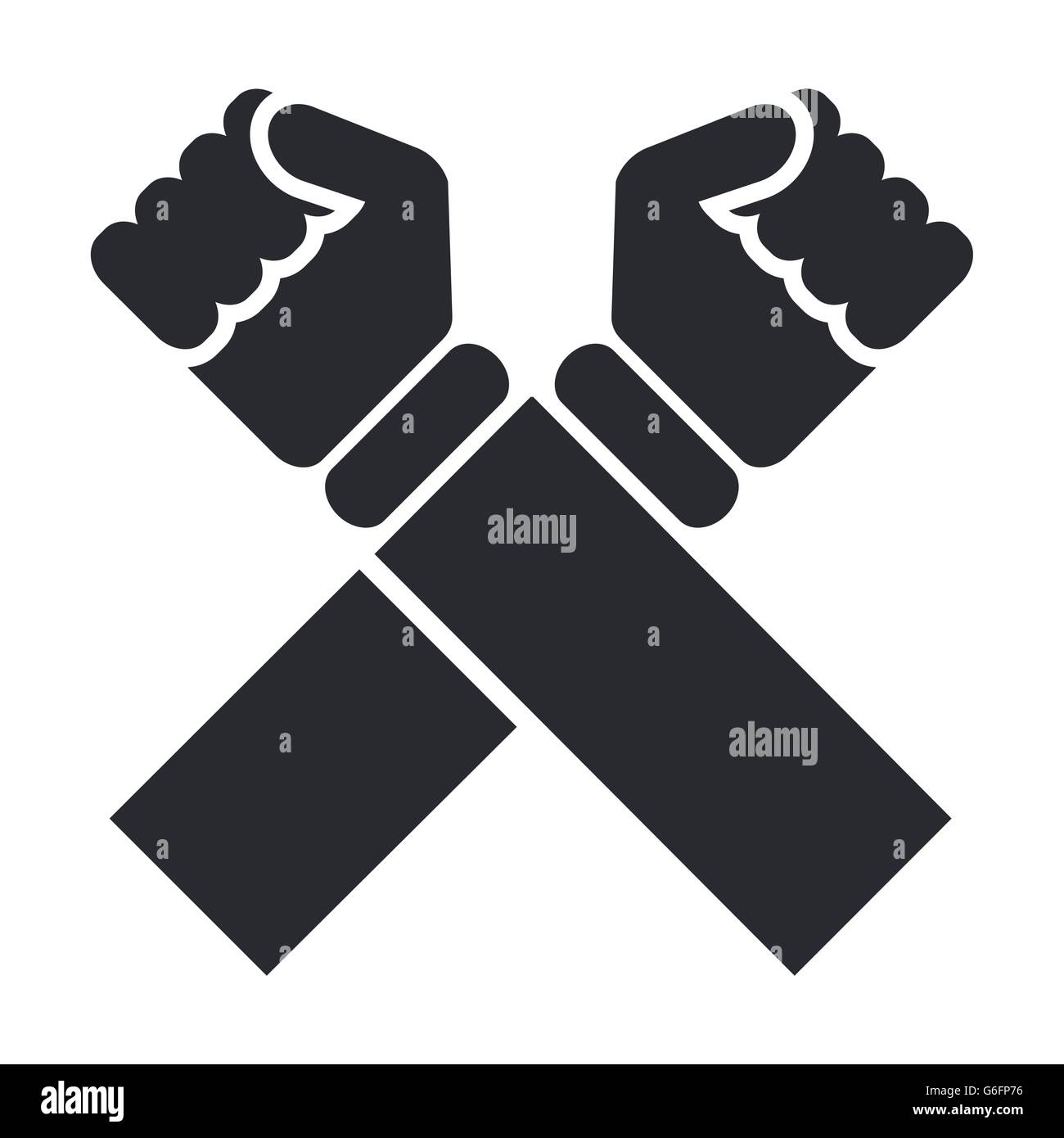 Vector illustration of single isolated cross icon Stock Vector Image ...