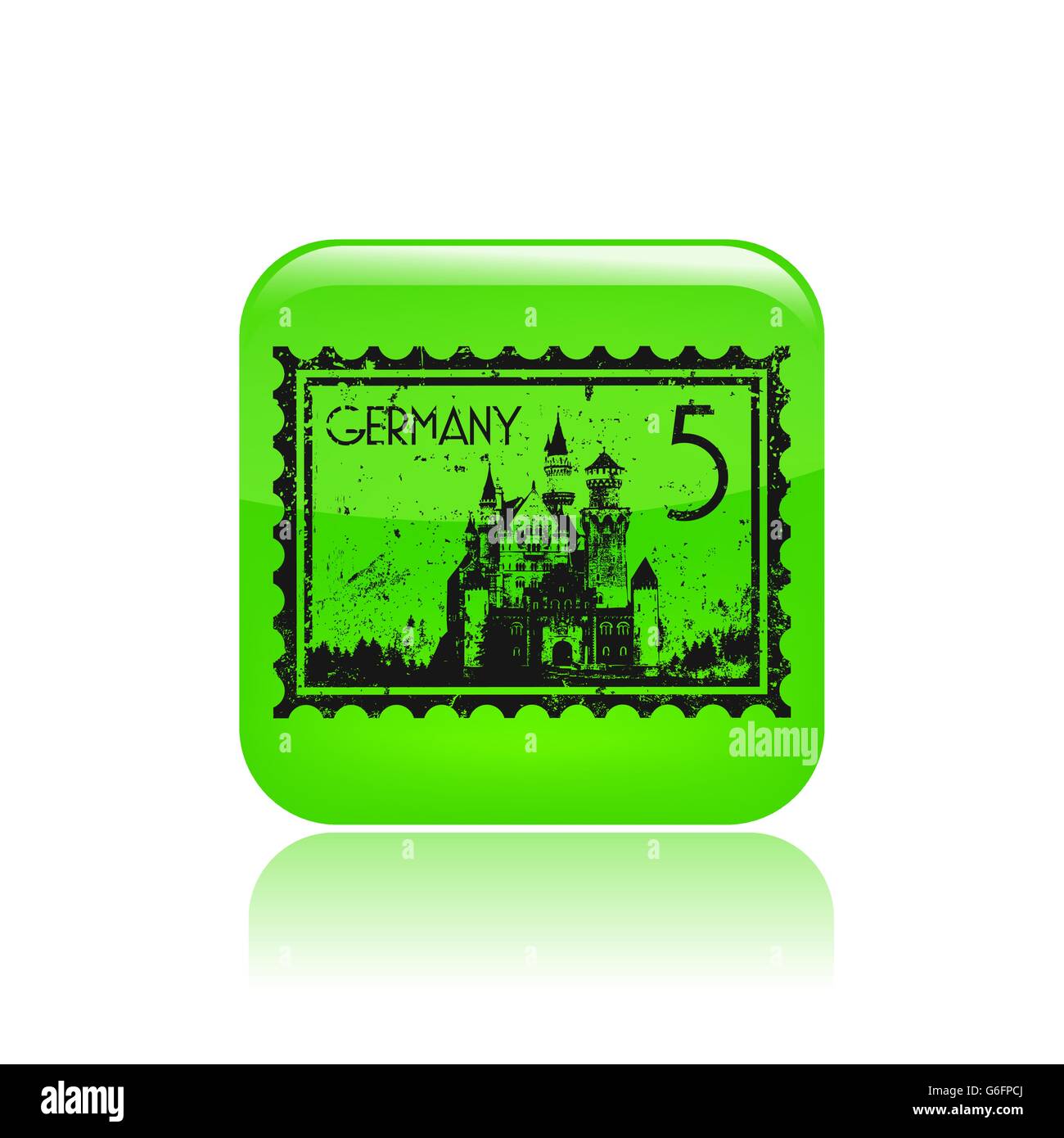 Vector illustration of single isolated Germany icon Stock Vector Image ...