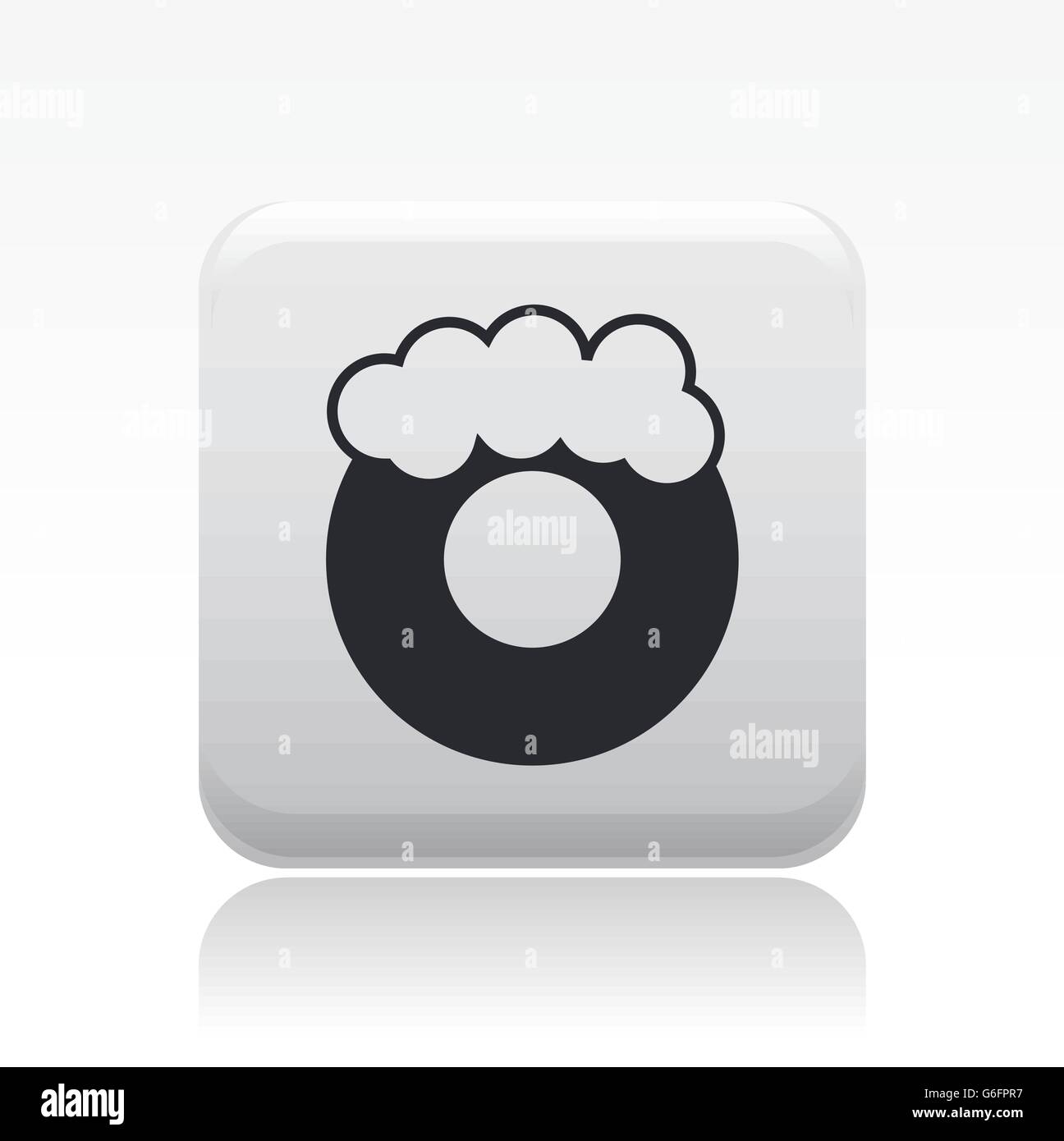 Single donut Stock Vector Images - Alamy