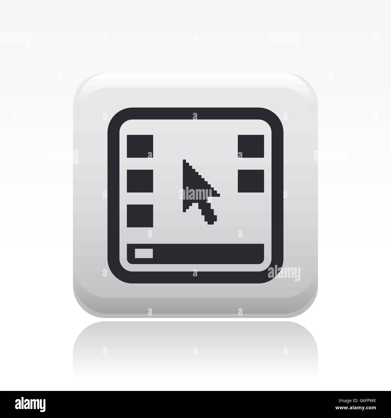 Vector illustration of single isolated desktop icon Stock Vector Image ...