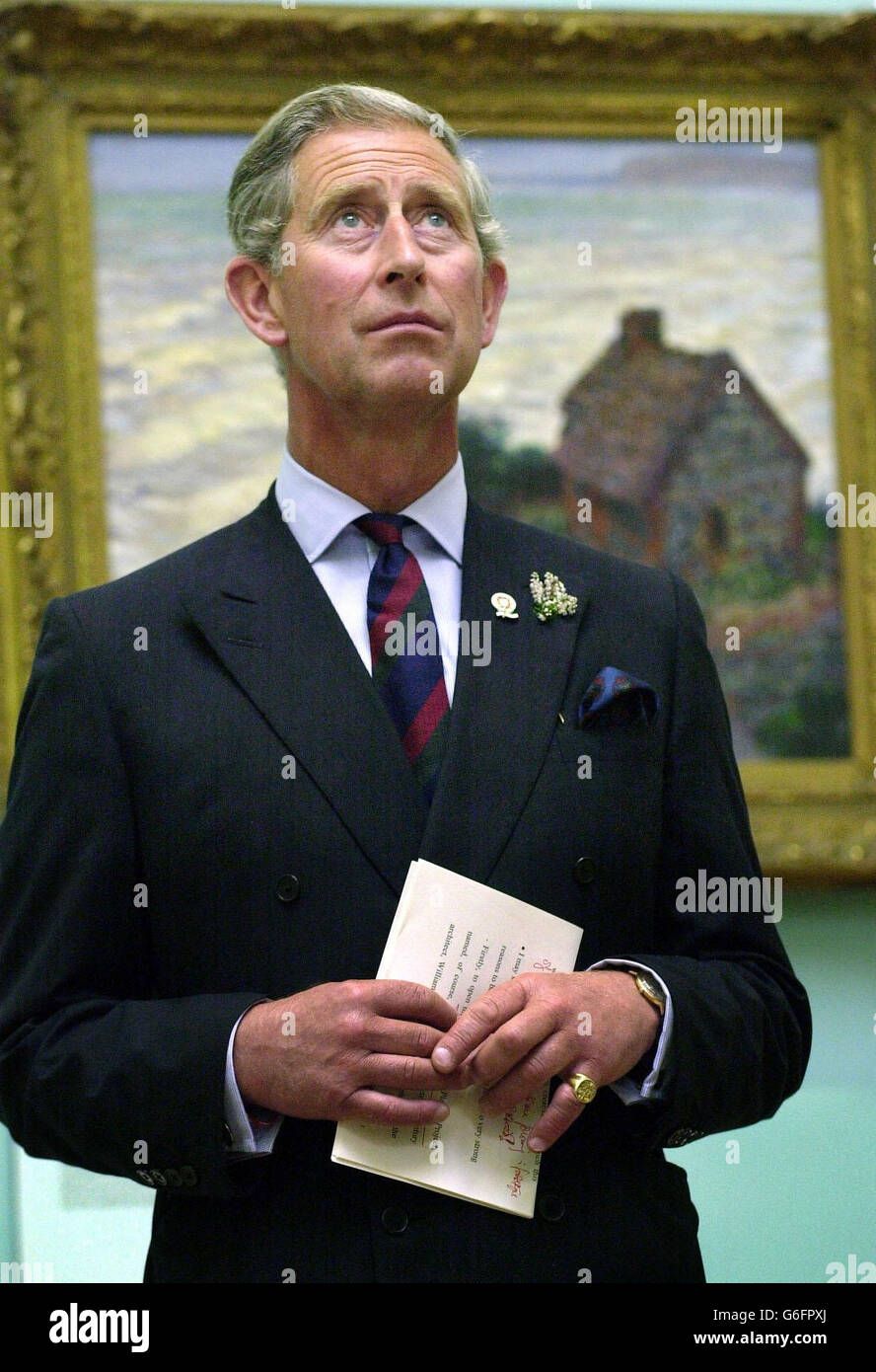 Prince Charles - Scottish Academy Stock Photo - Alamy