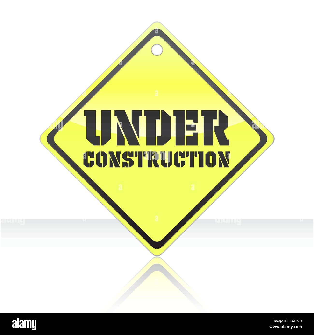 Under construction icon hi-res stock photography and images - Alamy