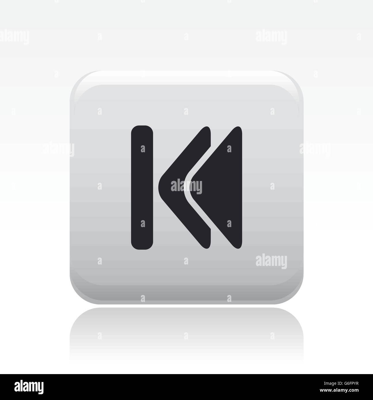 Vector illustration of single isolated forward icon Stock Vector Image ...