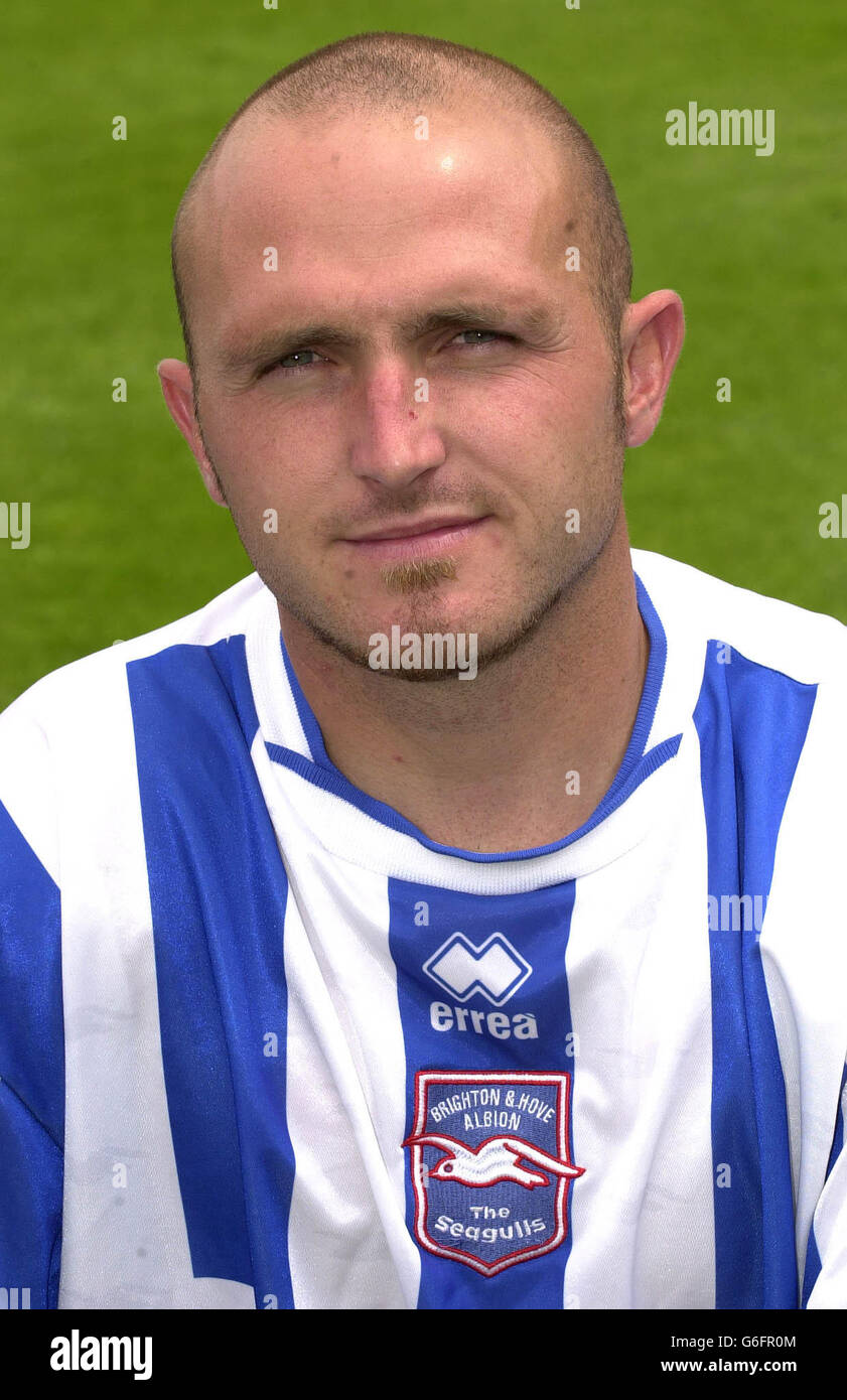 Geoff pitcher brighton hove albion football club hi-res stock ...