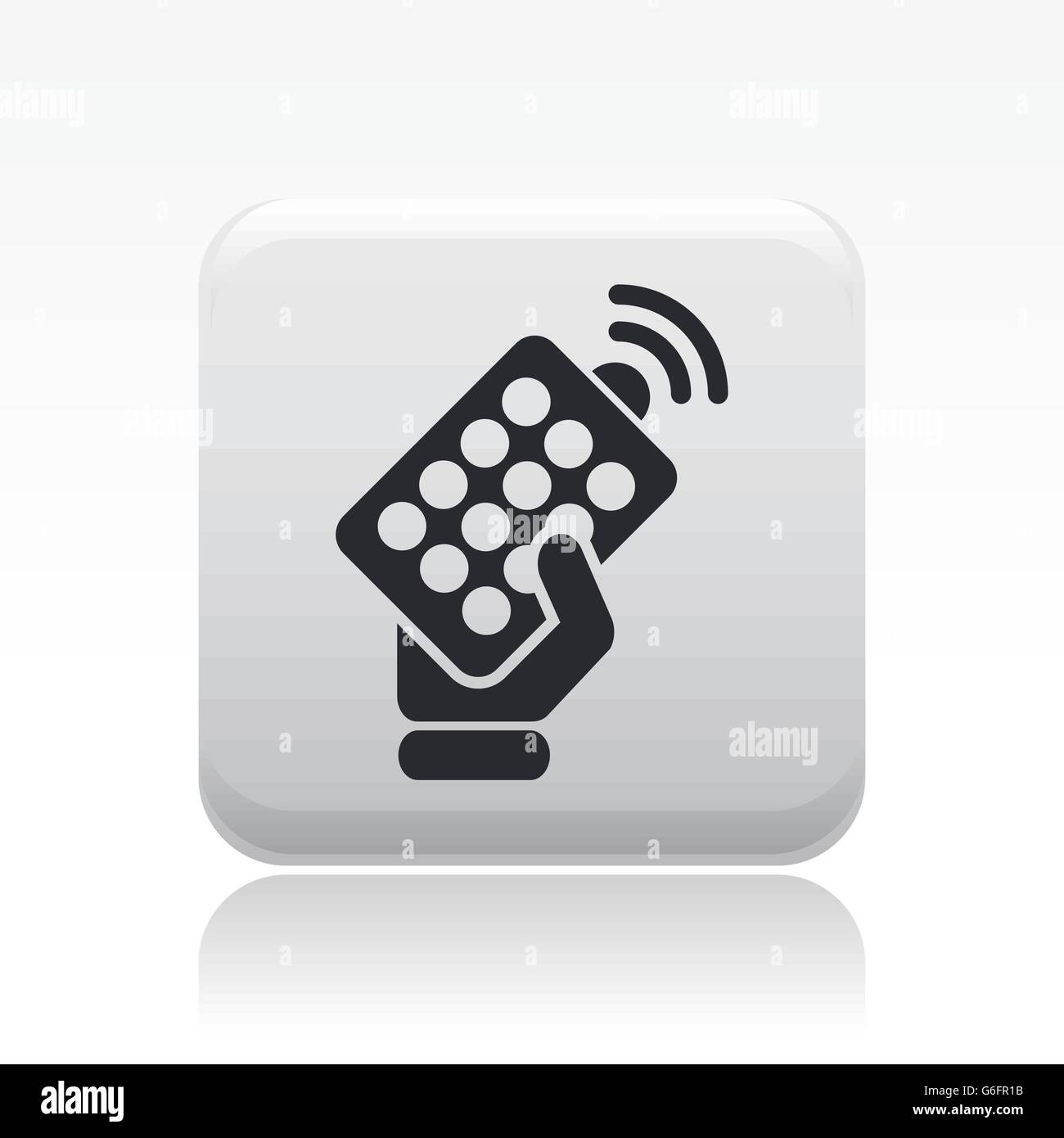 Vector illustration of single isolated remote icon Stock Vector Image ...