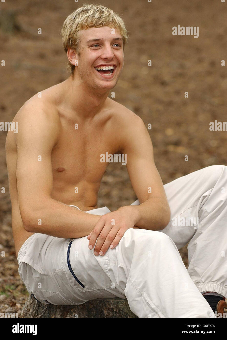 Mr World contestant - Johnny Marsden Stock Photo - Alamy